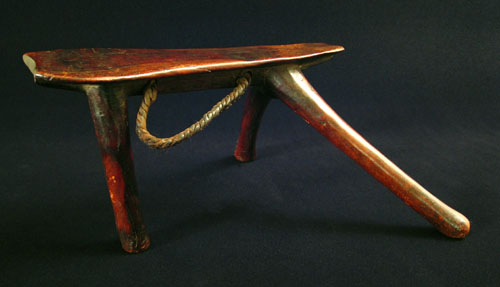 African Tribal Art - Neck rest, Dinka, Sudan
