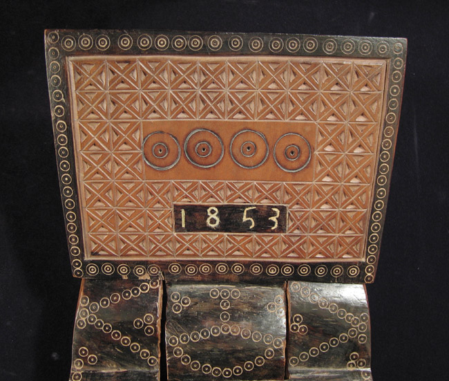 African Tribal Art - Coconut grater, Swahili, Bagamoyo, Tanzania