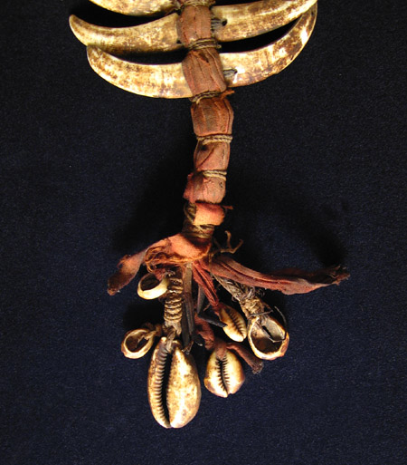 Oceanic Art - Boar's tusk pectoral, Amanab, Papua New Guinea