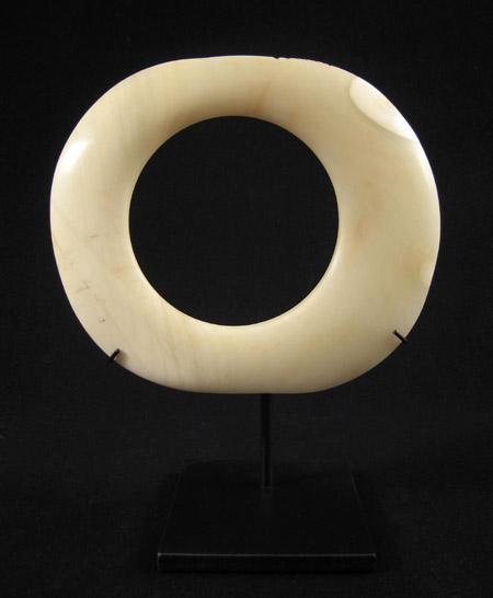 Oceanic Art - Clam shell currency ring, Papua New Guinea