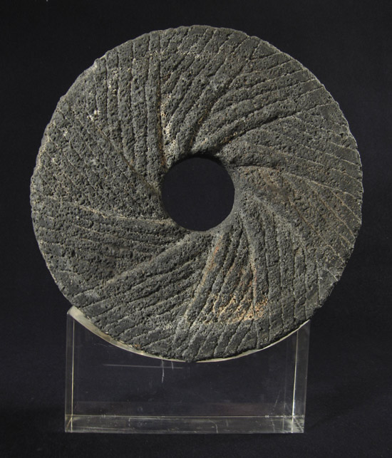 Oceanic Art - Volcanic grindstone, South Seas
